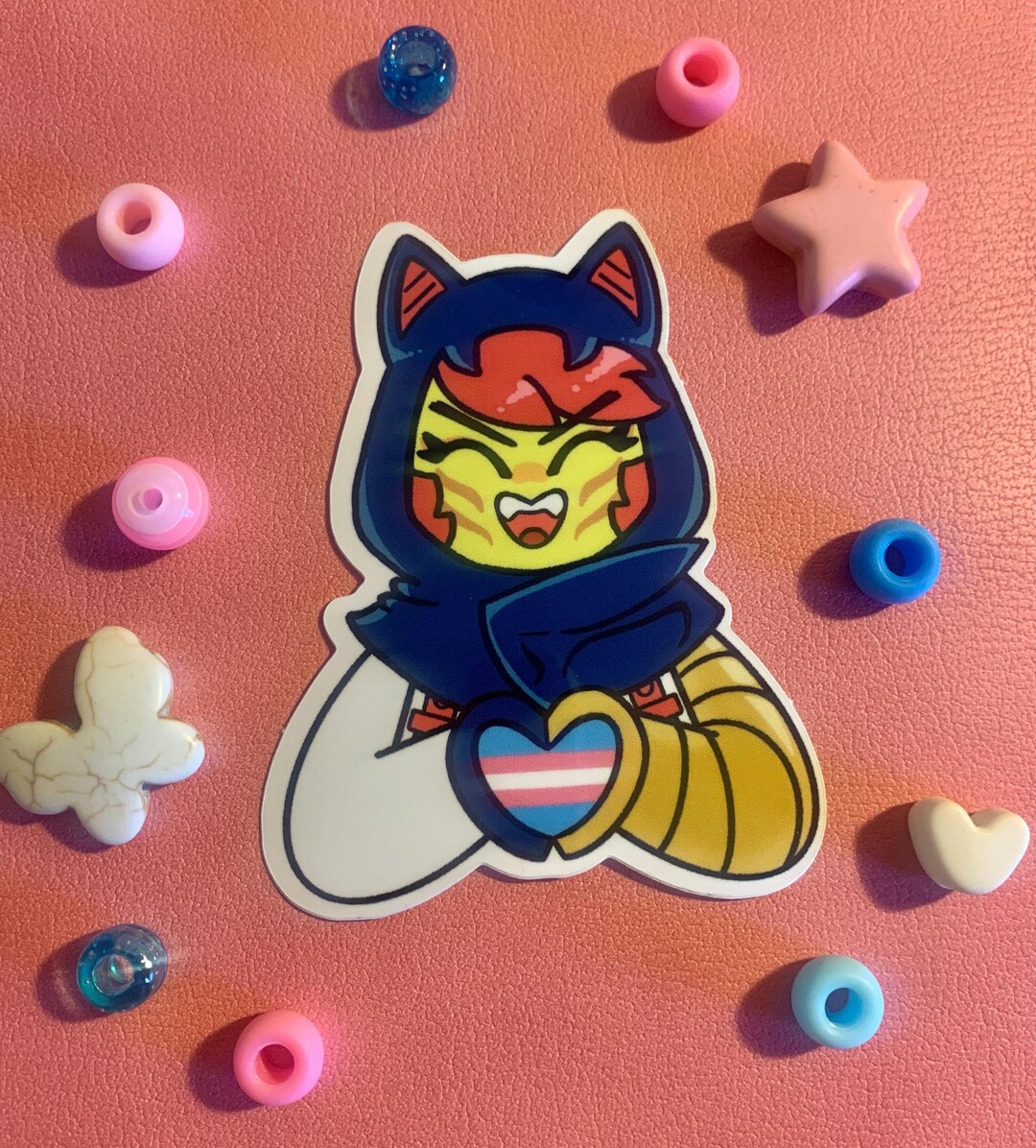 Cat Girl Sticker - Etsy