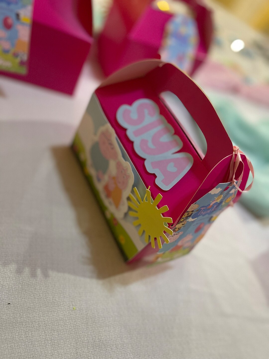 Peppa Pig Favor Boxes - Etsy