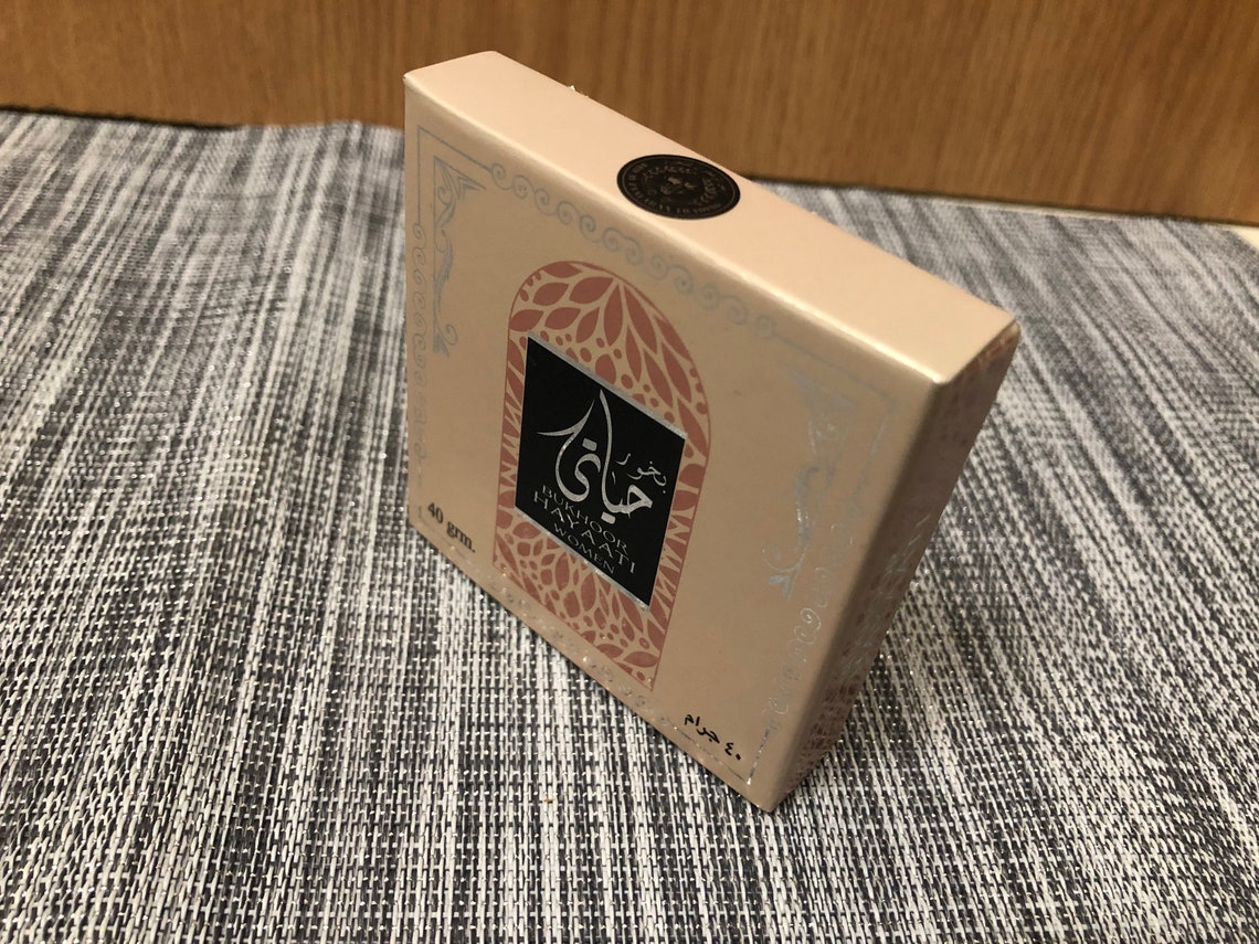 Bukhoor Hayaati Women Incense ,made in UAE, 40g. - Etsy
