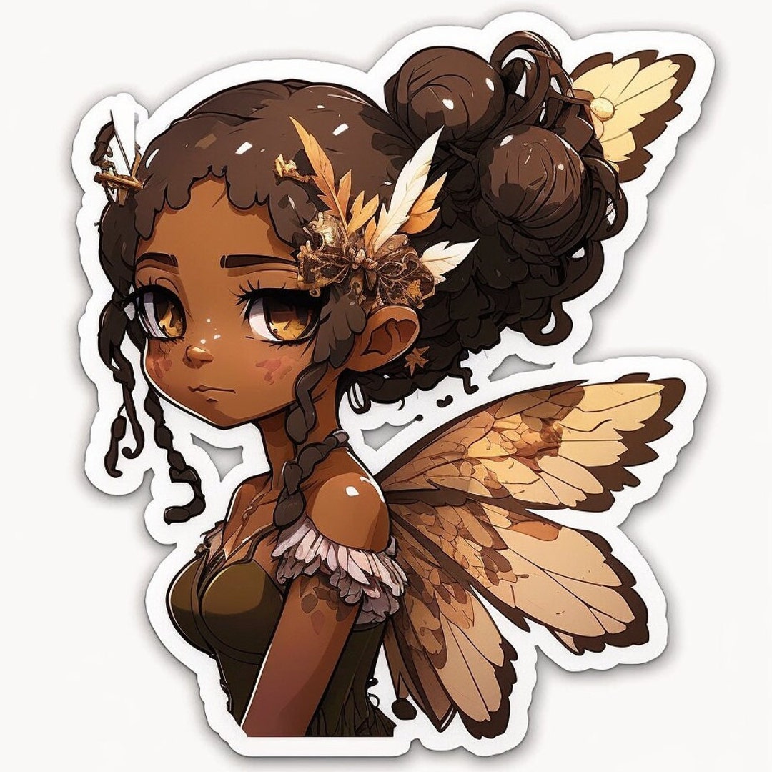 Black Girl Fae Sticker Pack - Etsy