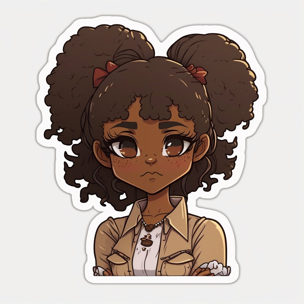 Black Girl Sticker Pack - Etsy