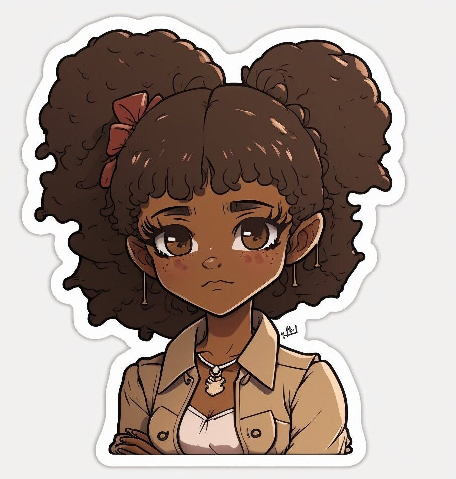 Black Girl Sticker Pack - Etsy