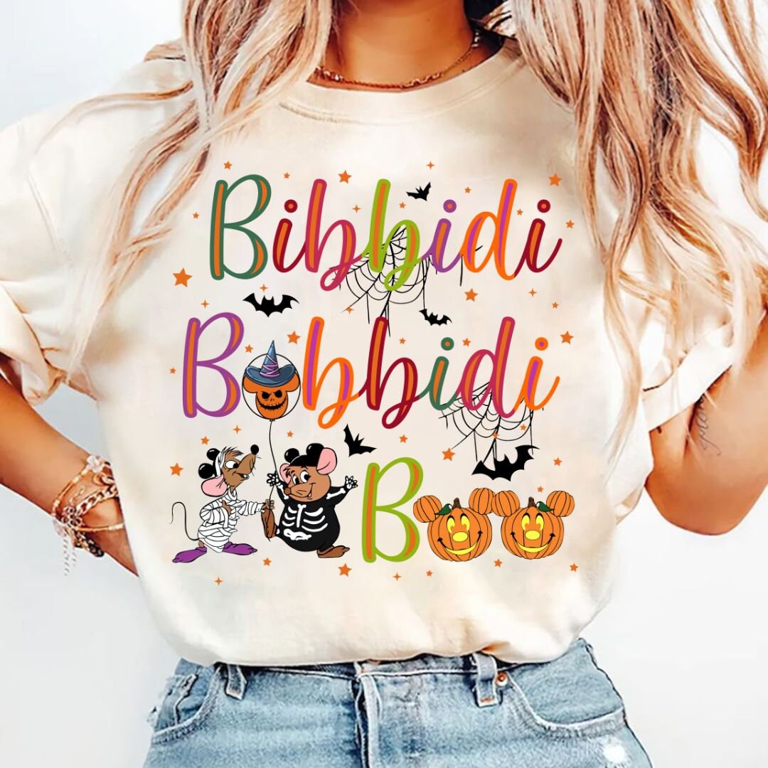 Retro Bibbidi Bobbidi Boo Halloween Svg, Happy Halloween Svg, Mouse ...