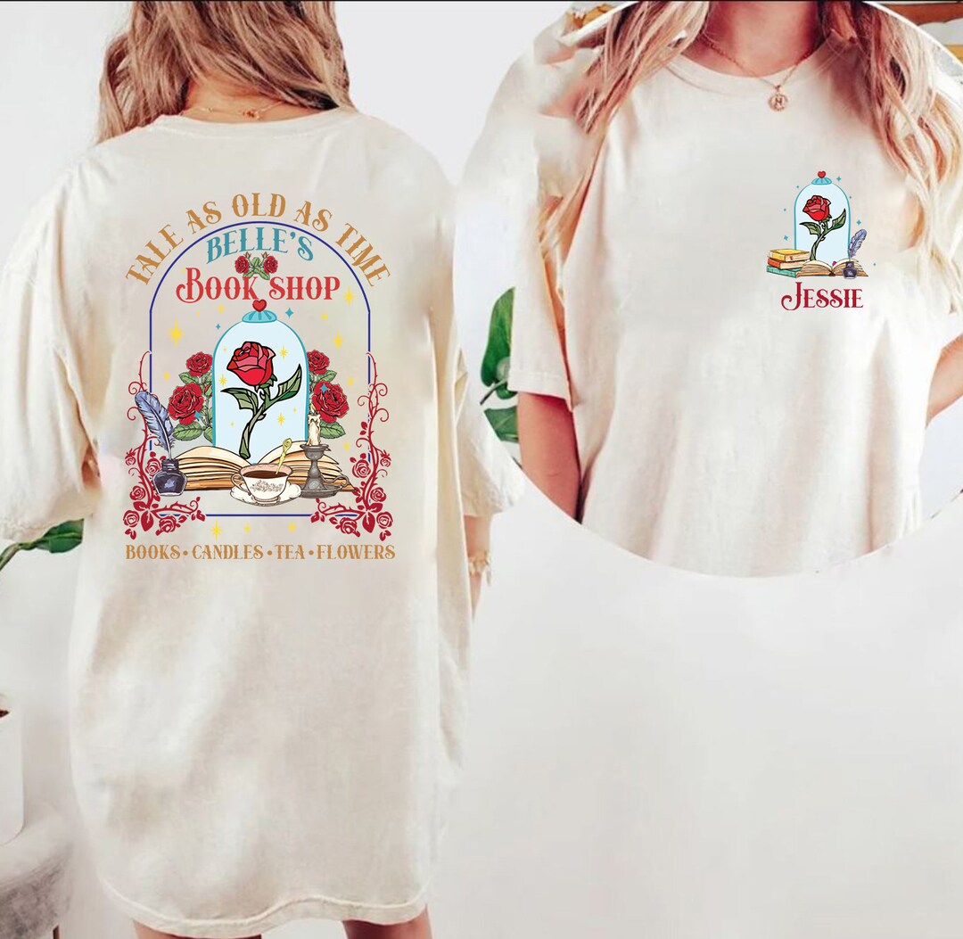 Tale as Old as Time Svg, Belle's Book Shop Svg, Princess Design, Belle ...