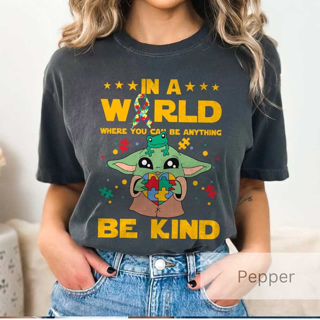 Autism Awareness Baby Yoda Svg, It's Ok to Be Different Png, Autism ...