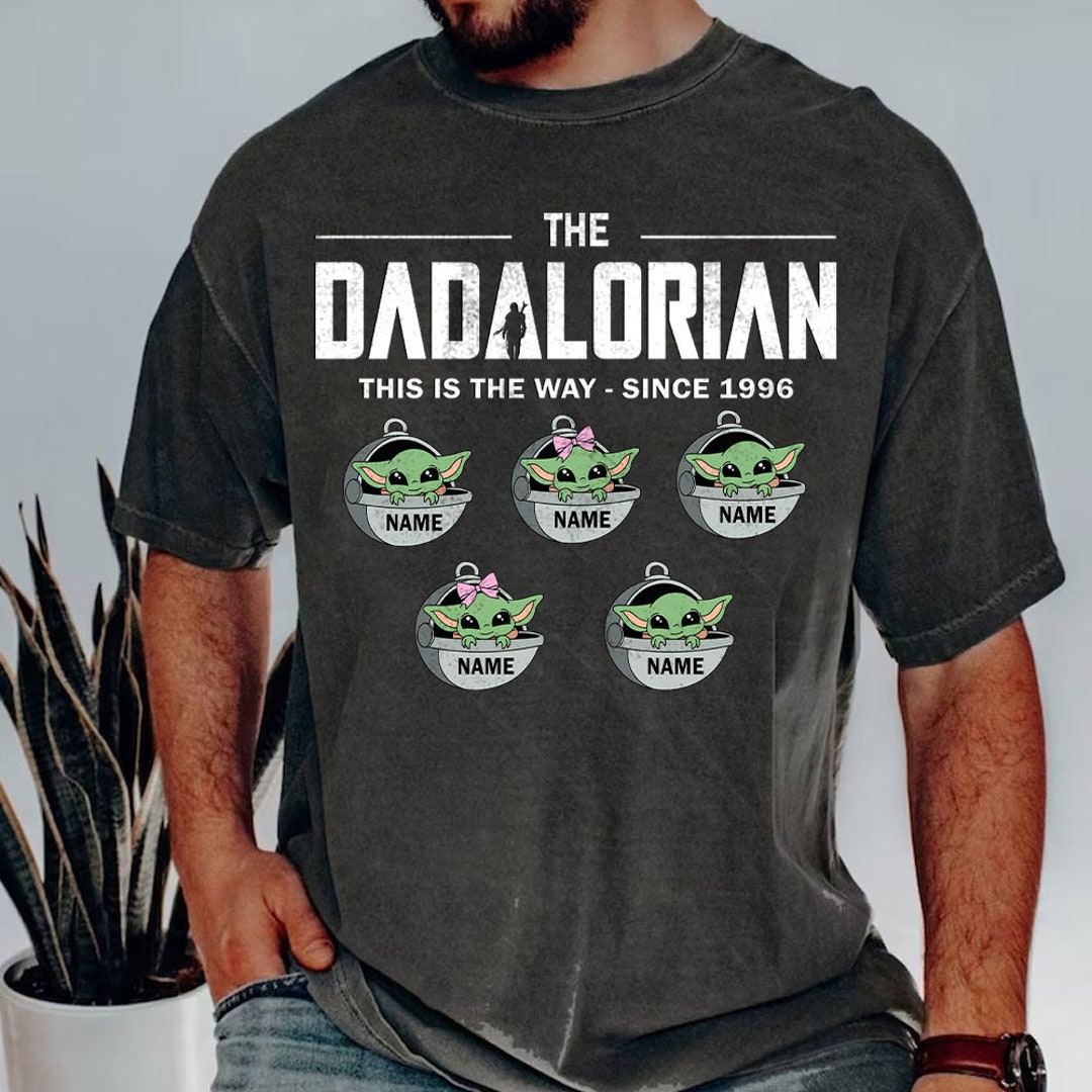 Custom Star Wars Dadalorian With Kids Names Svg, Star Wars Father's Day ...