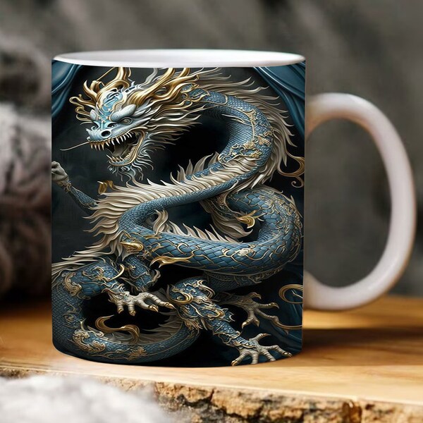Dragon Mugs - Etsy