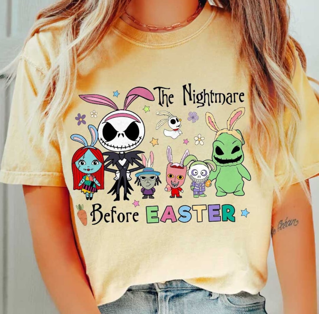 Nightmare Before Easter Shirt, Funny Easter Shirt, Nightmare Easter Png ...