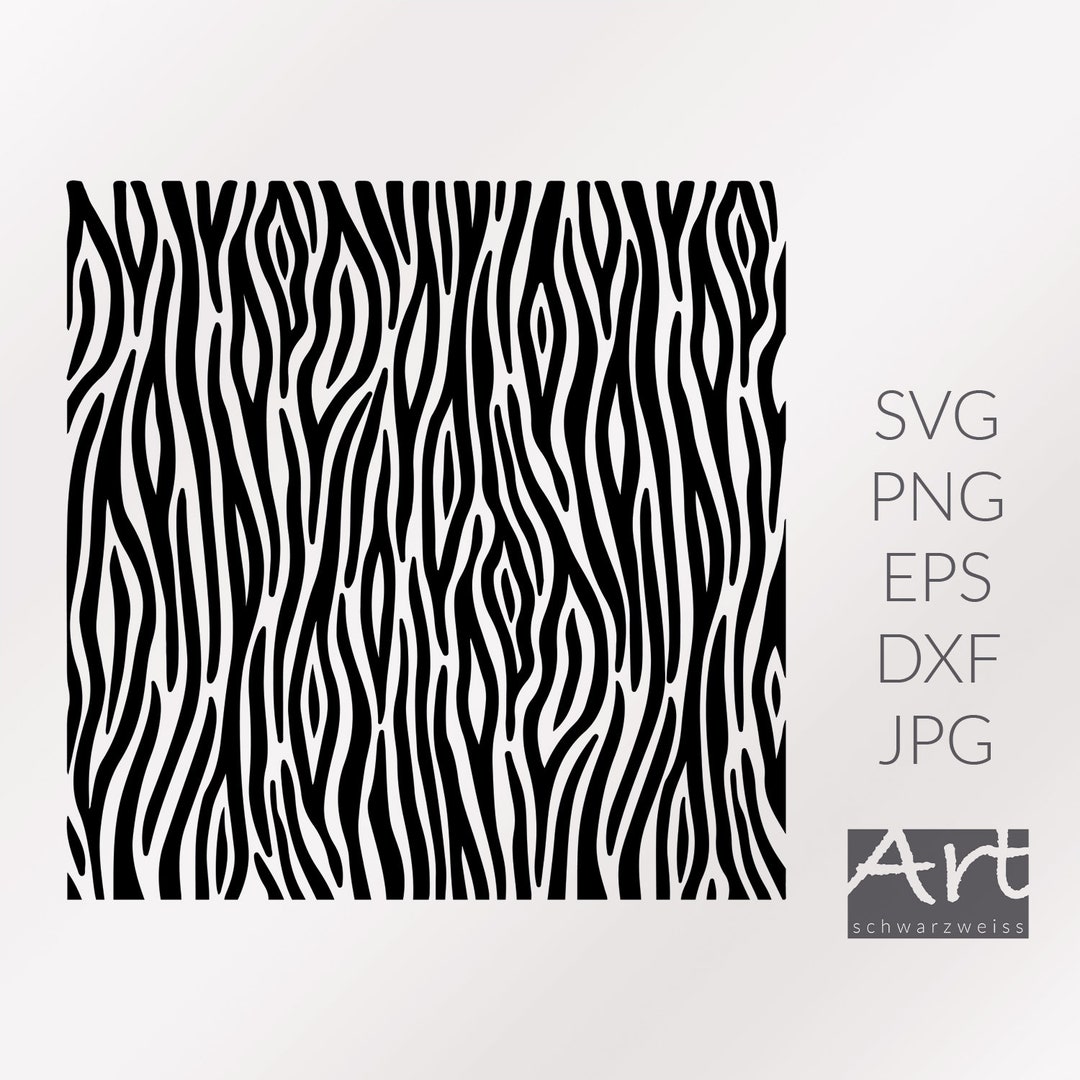 Fascinating Zebra Pattern - Digital Template for Your Creative Projects ...
