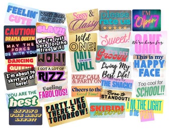 32 Fun Digital Printable Photo Booth Props WITHOUT BACKGROUND - Instant ...