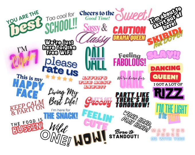 Wedding Digital Photo Booth Props, Instant Download Photo Booth Props ...