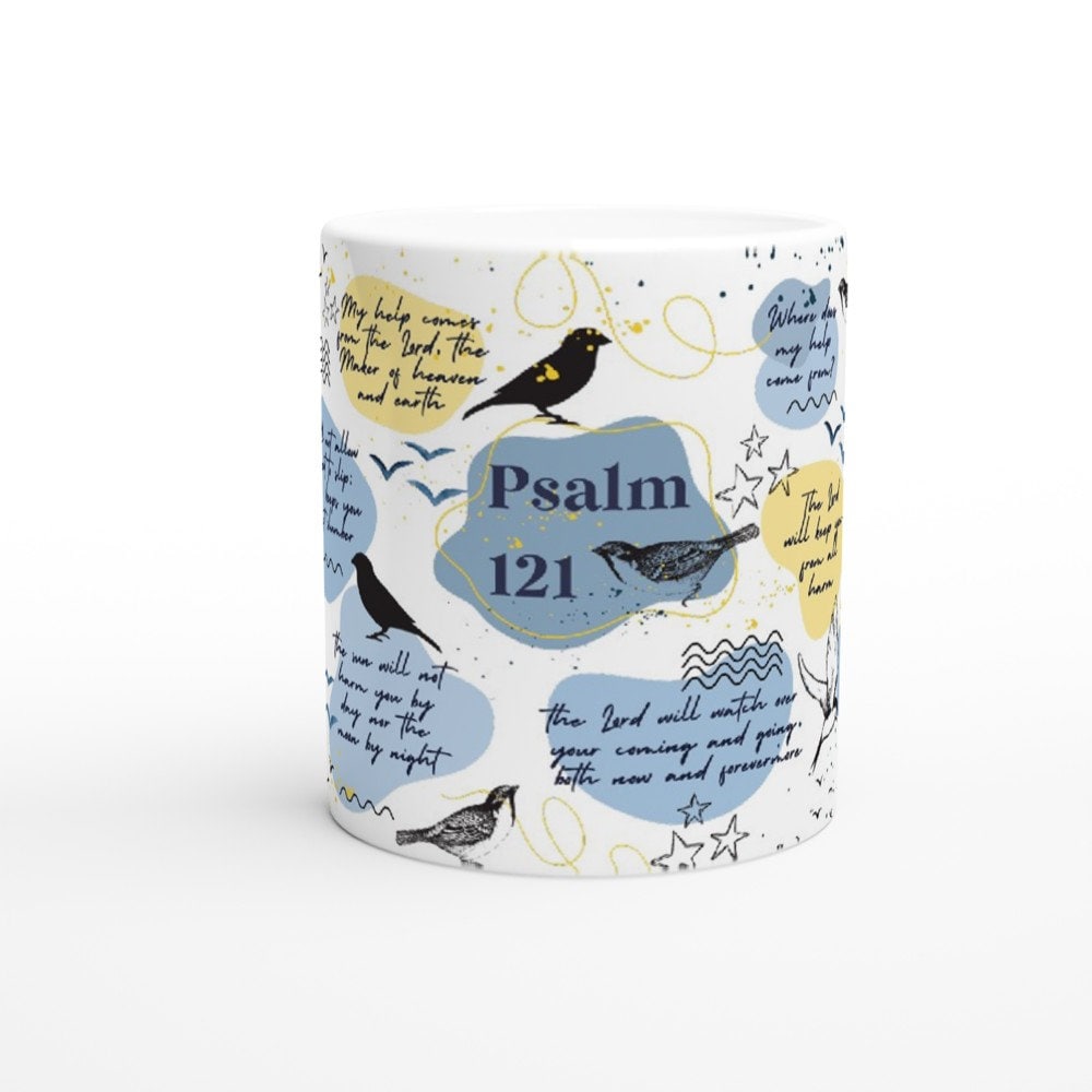 Psalm 121 Coffee Mug Bible Verse Mug Religious Faith Gifts Christian ...