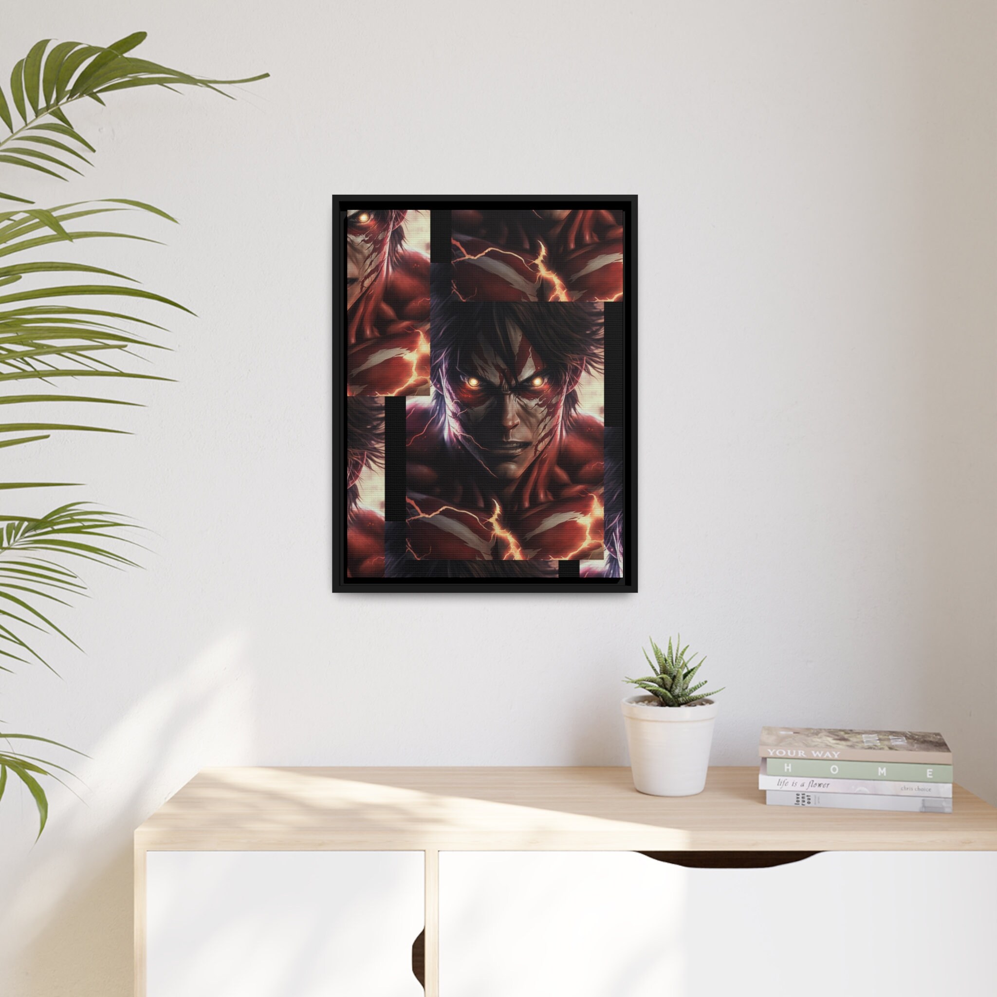 Aot Eren Yeager Art L Aesthetic Wall Art Modern Gift Ideas Premium ...