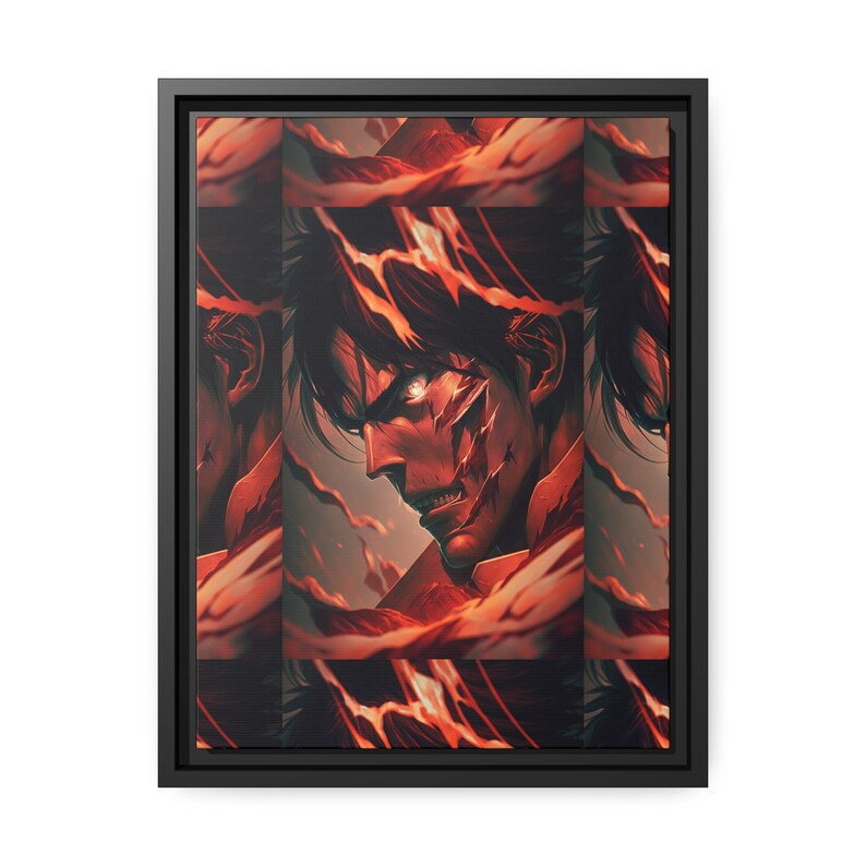 Aot Eren Yeager Art L Aesthetic Wall Art Modern Gift Ideas Premium ...