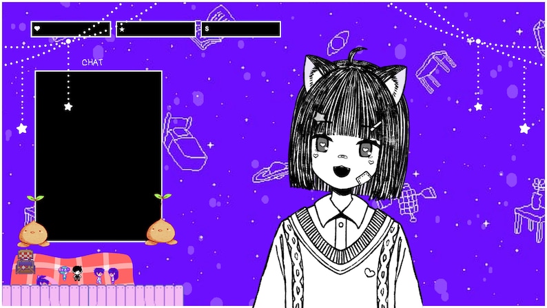 Animated Stream Overlay Multiple Set [OMORI STYLE] - Etsy