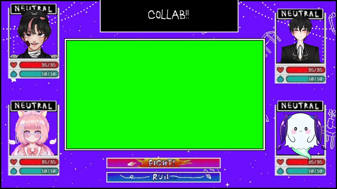 Animated Stream Overlay Multiple Set OMORI STYLE - Etsy