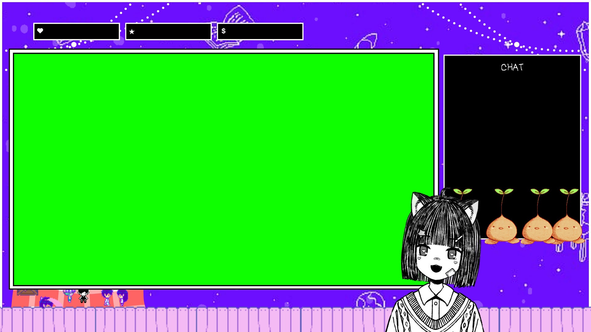 Animated Stream Overlay Multiple Set [OMORI STYLE] - Etsy