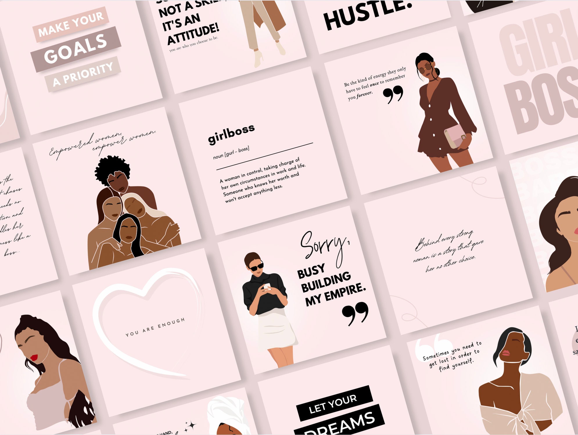 100 Girl Boss Instagram Posts and Stories Boss Babe Quotes, Girl Boss ...