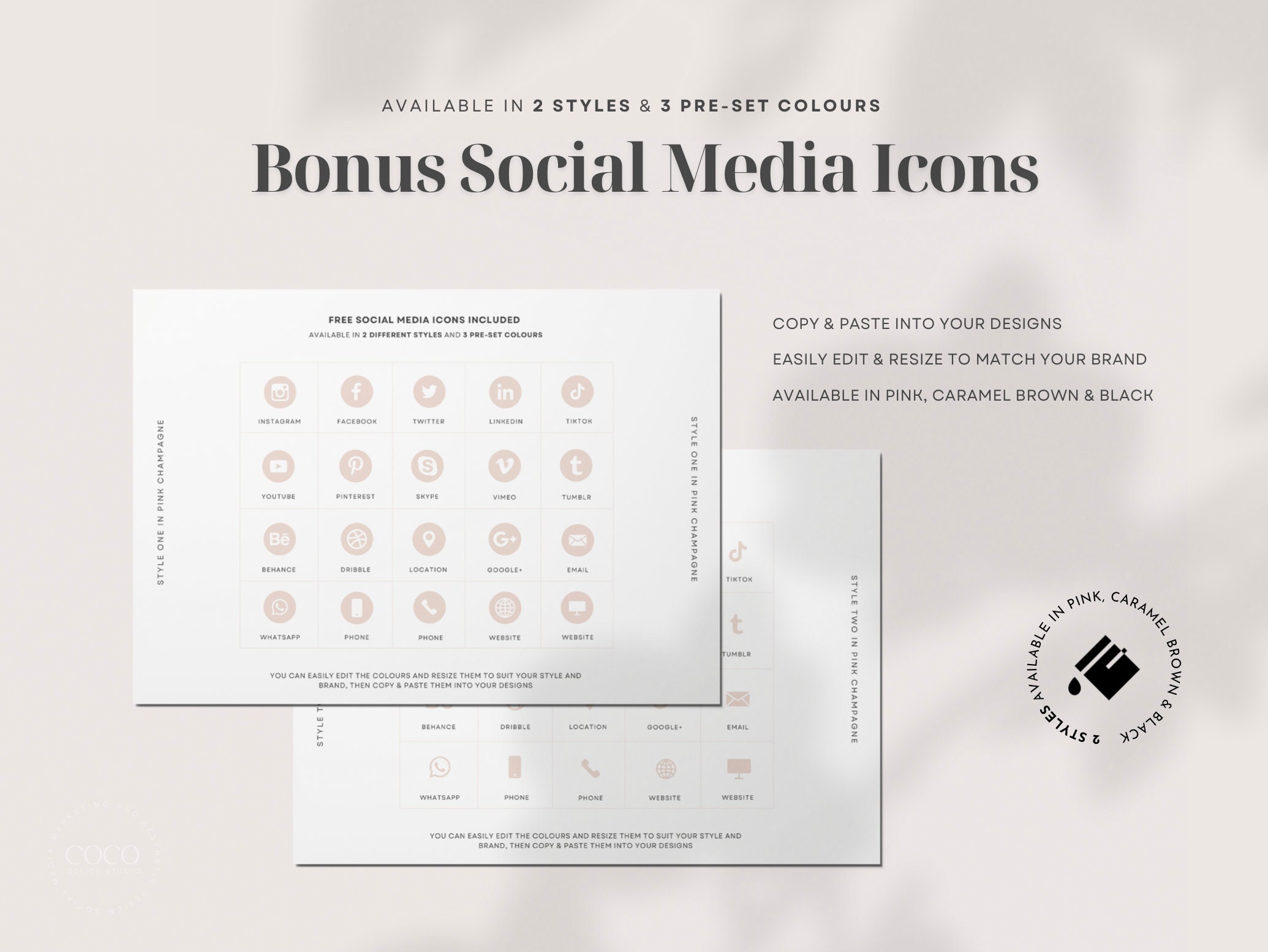 Loyalty Card Template Editable Canva Rewards Card Template Printable ...