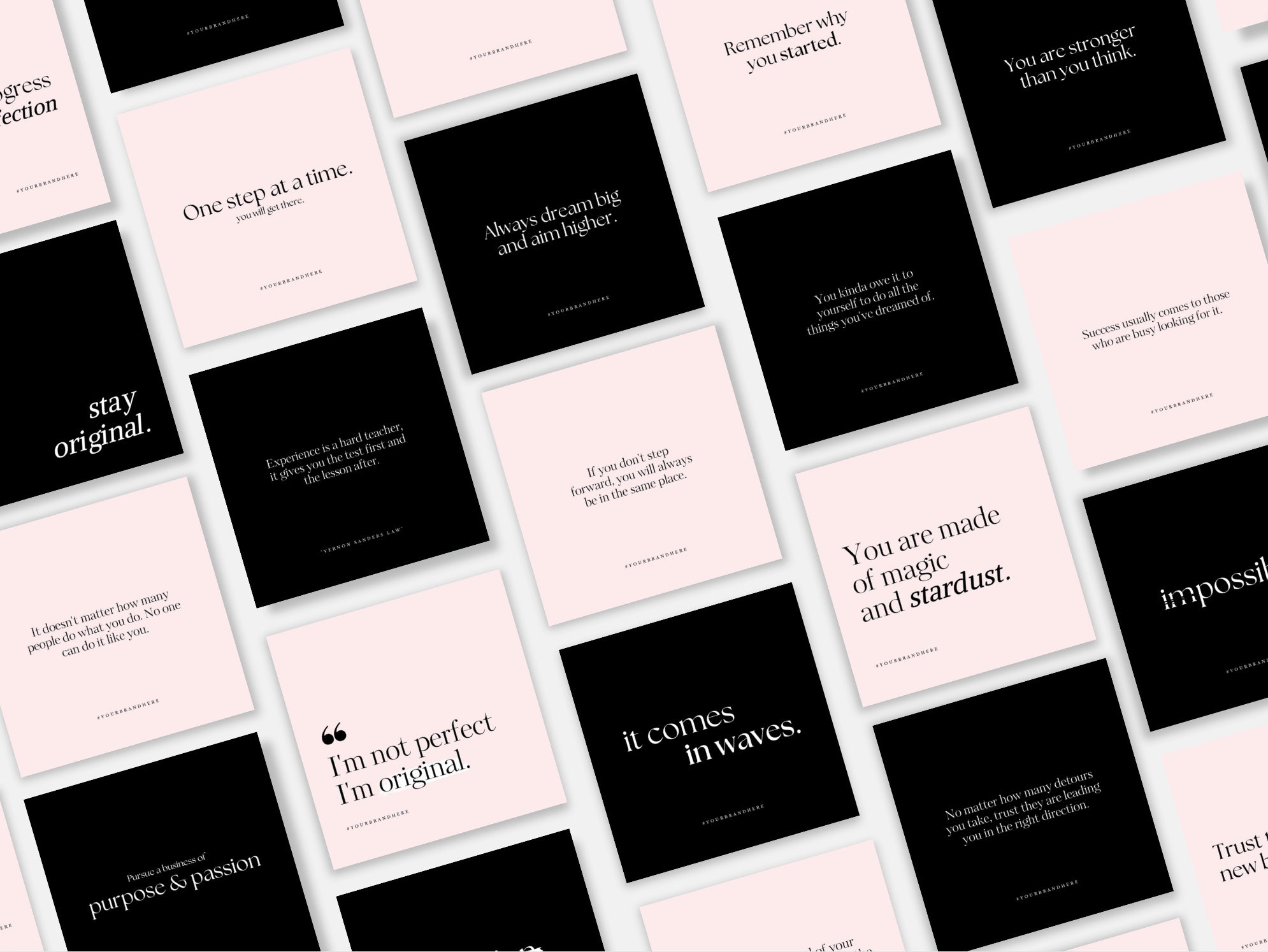 Instagram Quote Templates Inspirational Minimalist Quotes Instagram ...