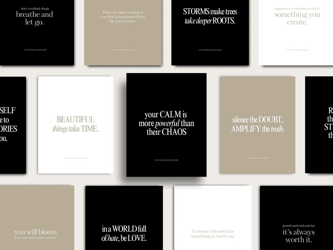 Instagram Quote Templates, Inspirational Minimalist Quotes, Instagram ...