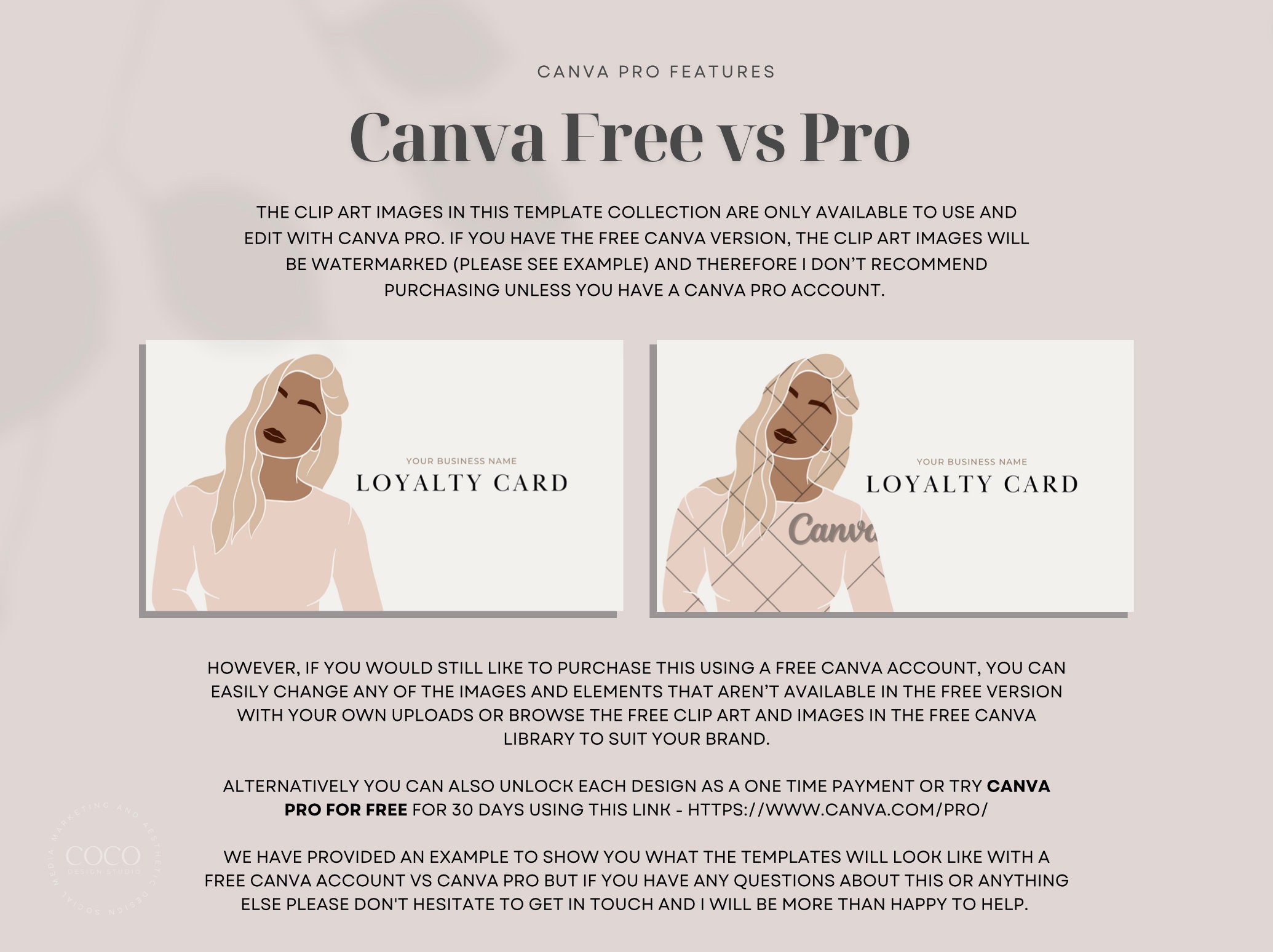 Loyalty Card Template Editable Canva Rewards Card Template Printable ...