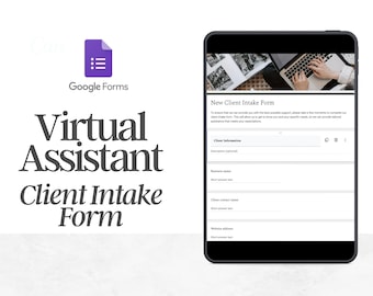 Virtual Assistant Client Intake Form Template VA Client Onboarding Template Virtual Assistant ...