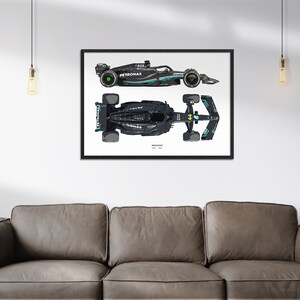 Mercedes Formula 1 Poster Digital Download Lewis Hamilton Print F1 Wall ...
