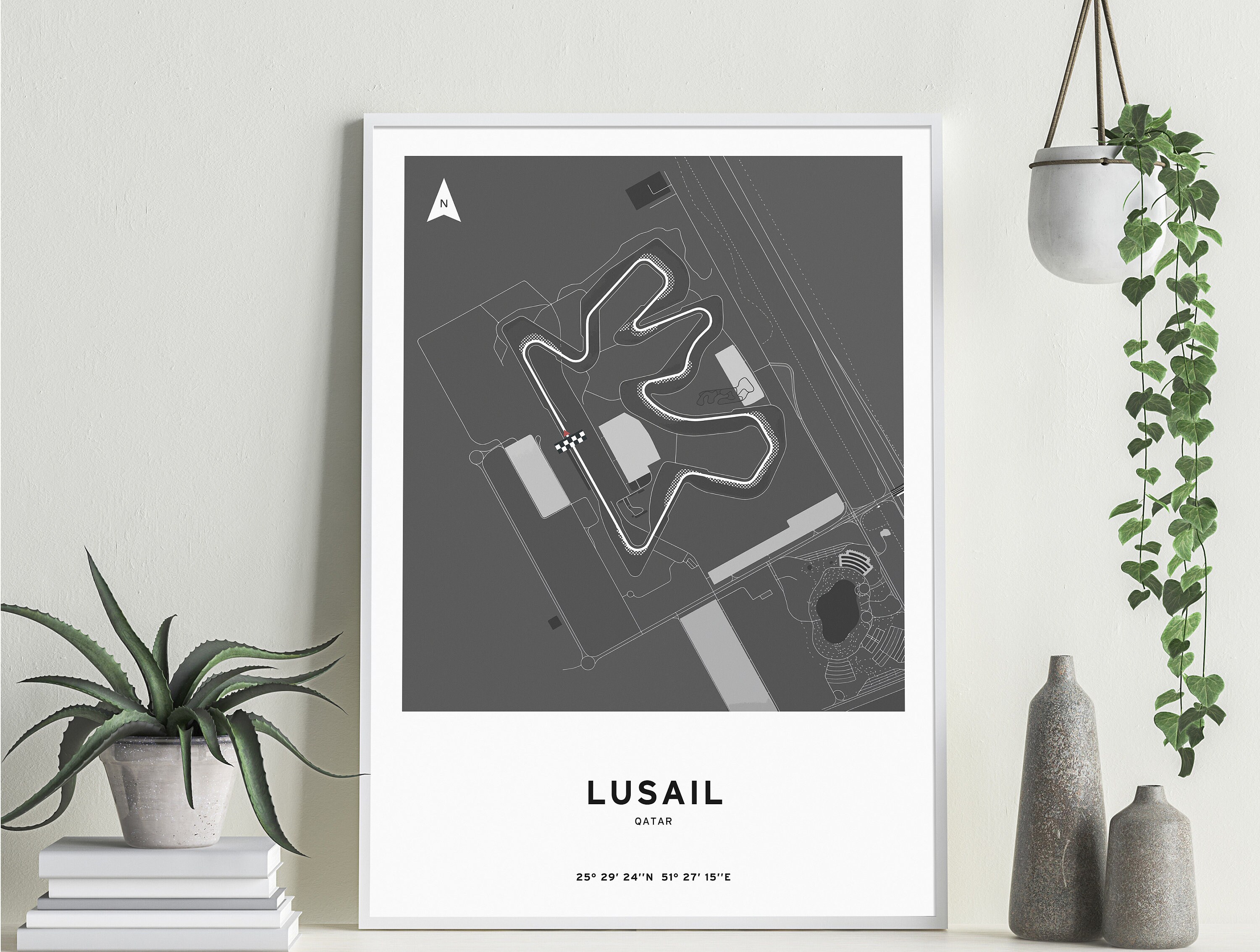 Lusail Formula 1 Track Poster Digital Download Print F1 Wall - Etsy