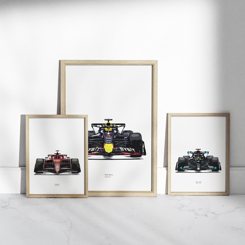 Set of 3 Formula 1 Poster Digital Download Print F1 Wall Art - Etsy
