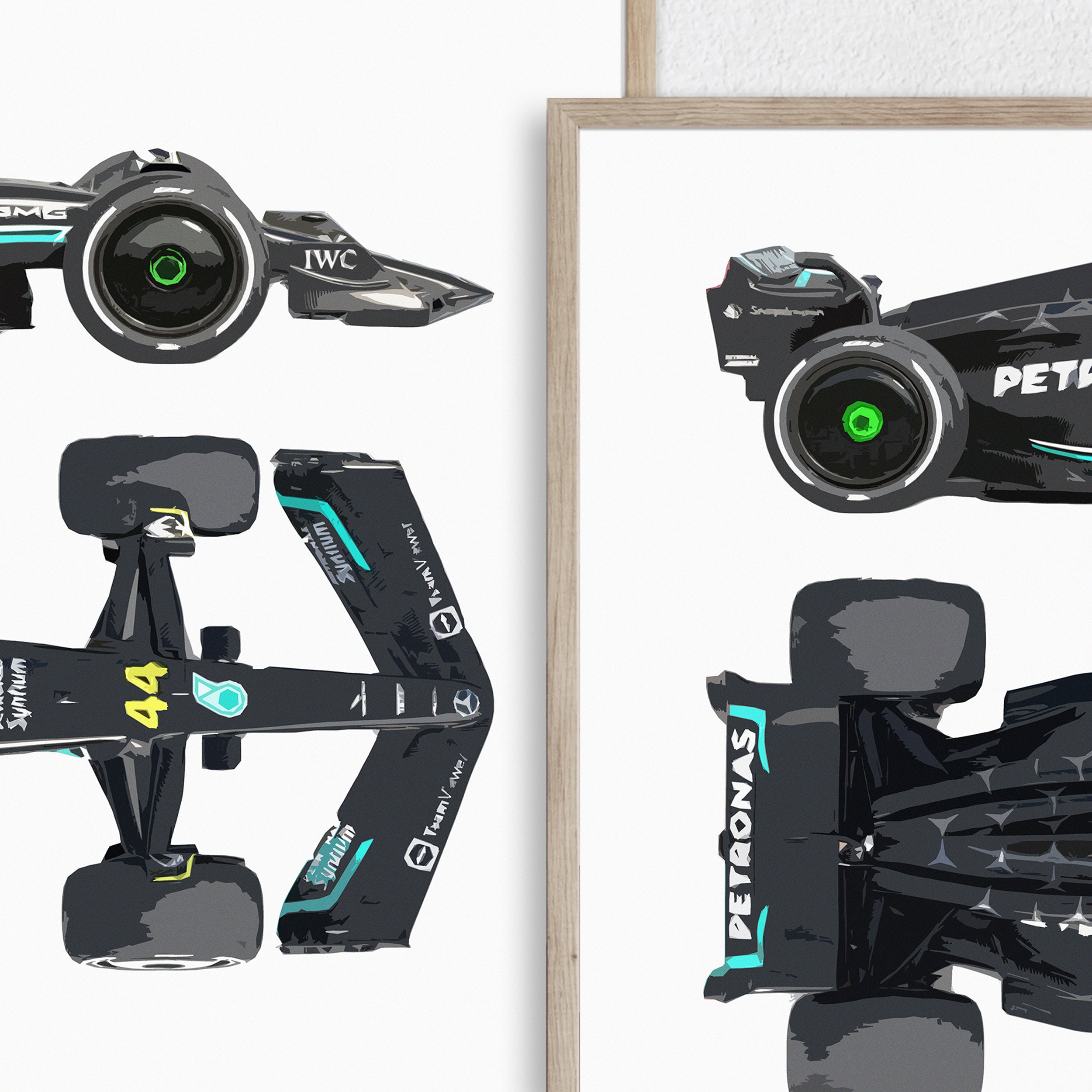 Mercedes Formula 1 Poster Digital Download Lewis Hamilton - Etsy