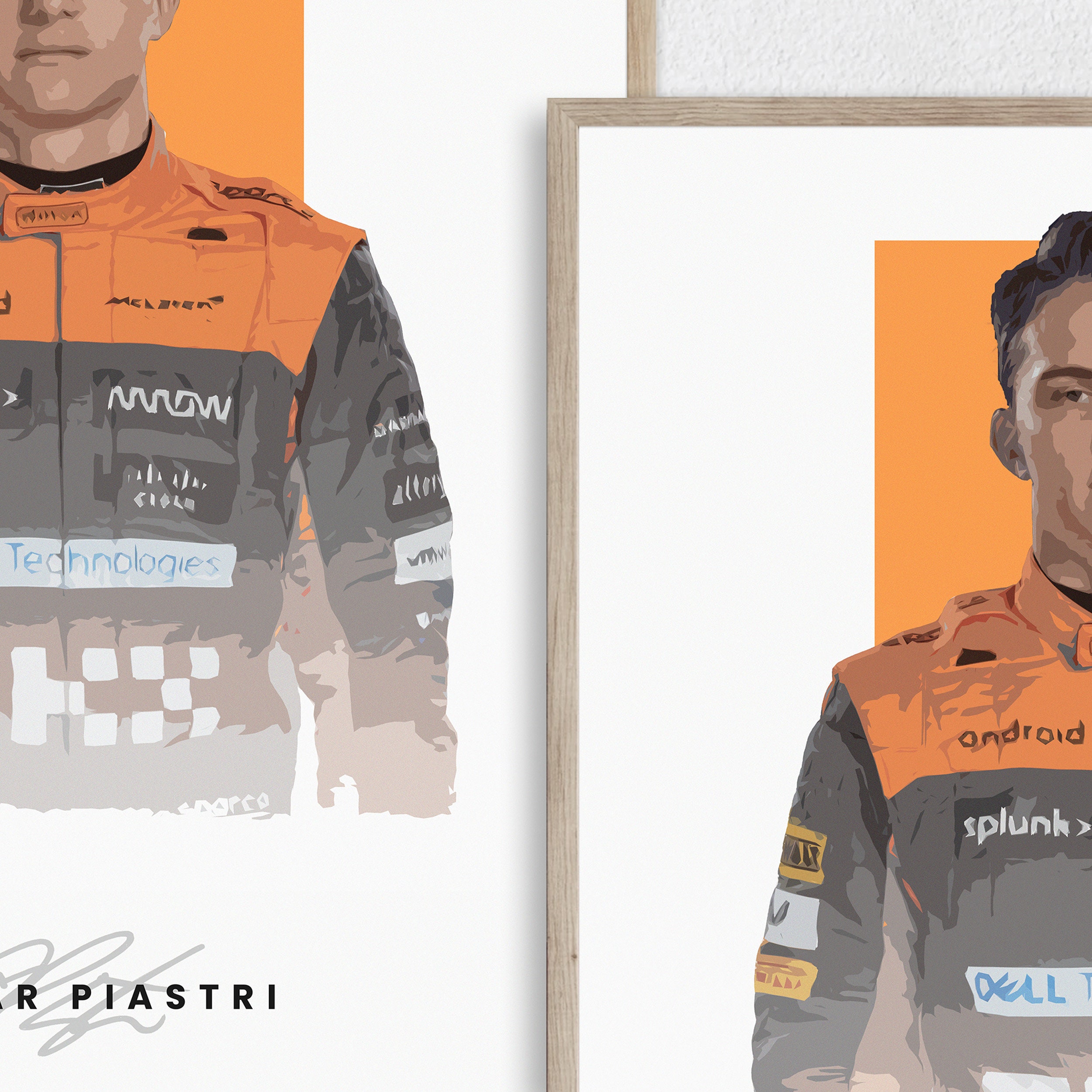 Oscar Piastri Formula 1 Poster Signature Digital Download Mclaren F1 ...
