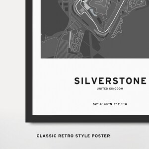 Silverstone Formula 1 Track Poster Digital Download Print F1 Wall Art ...