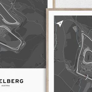 Spielberg Red Bull Ring Formula 1 Track Poster Digital Download Print ...