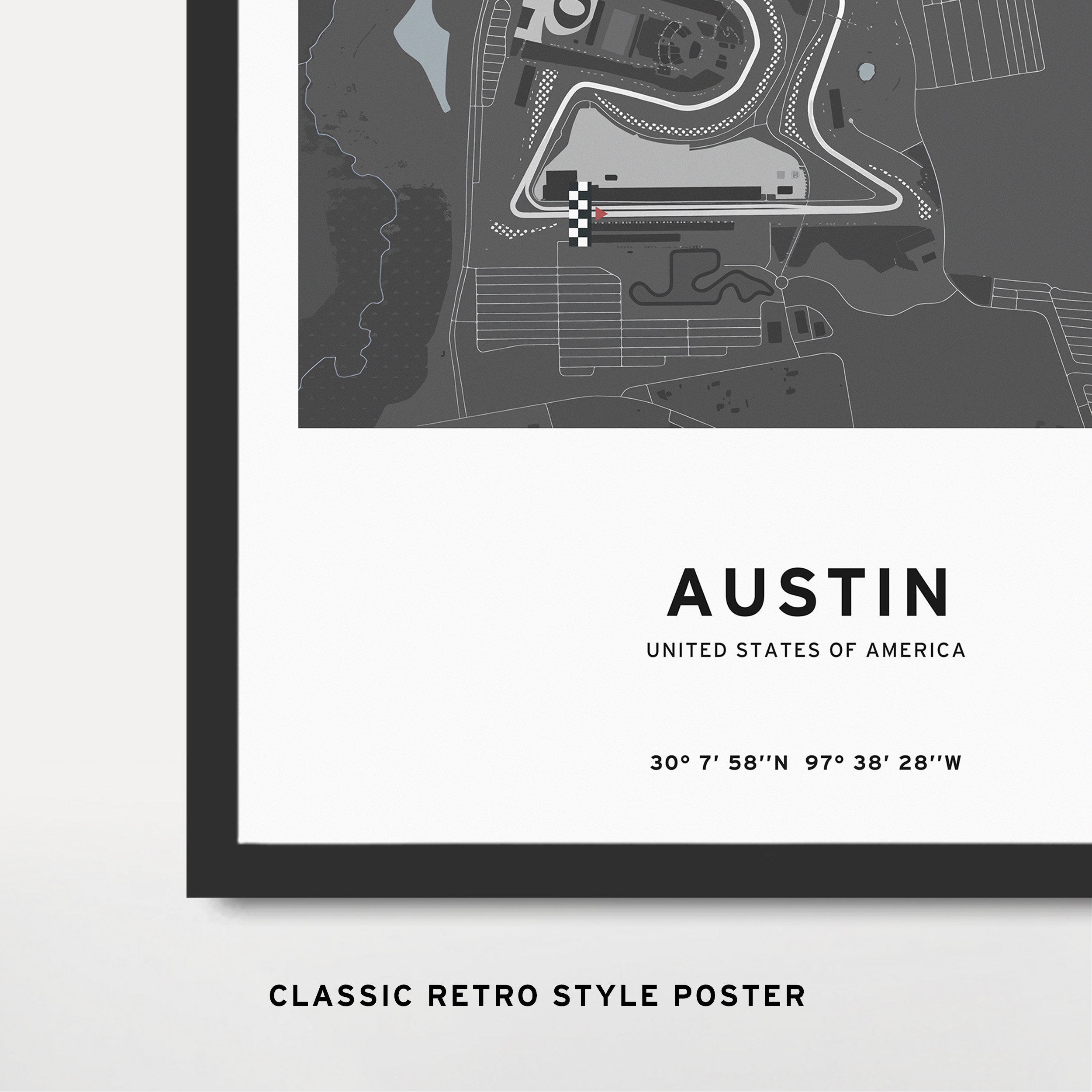 Austin Formula 1 Track Poster Digital Download Print F1 Wall - Etsy