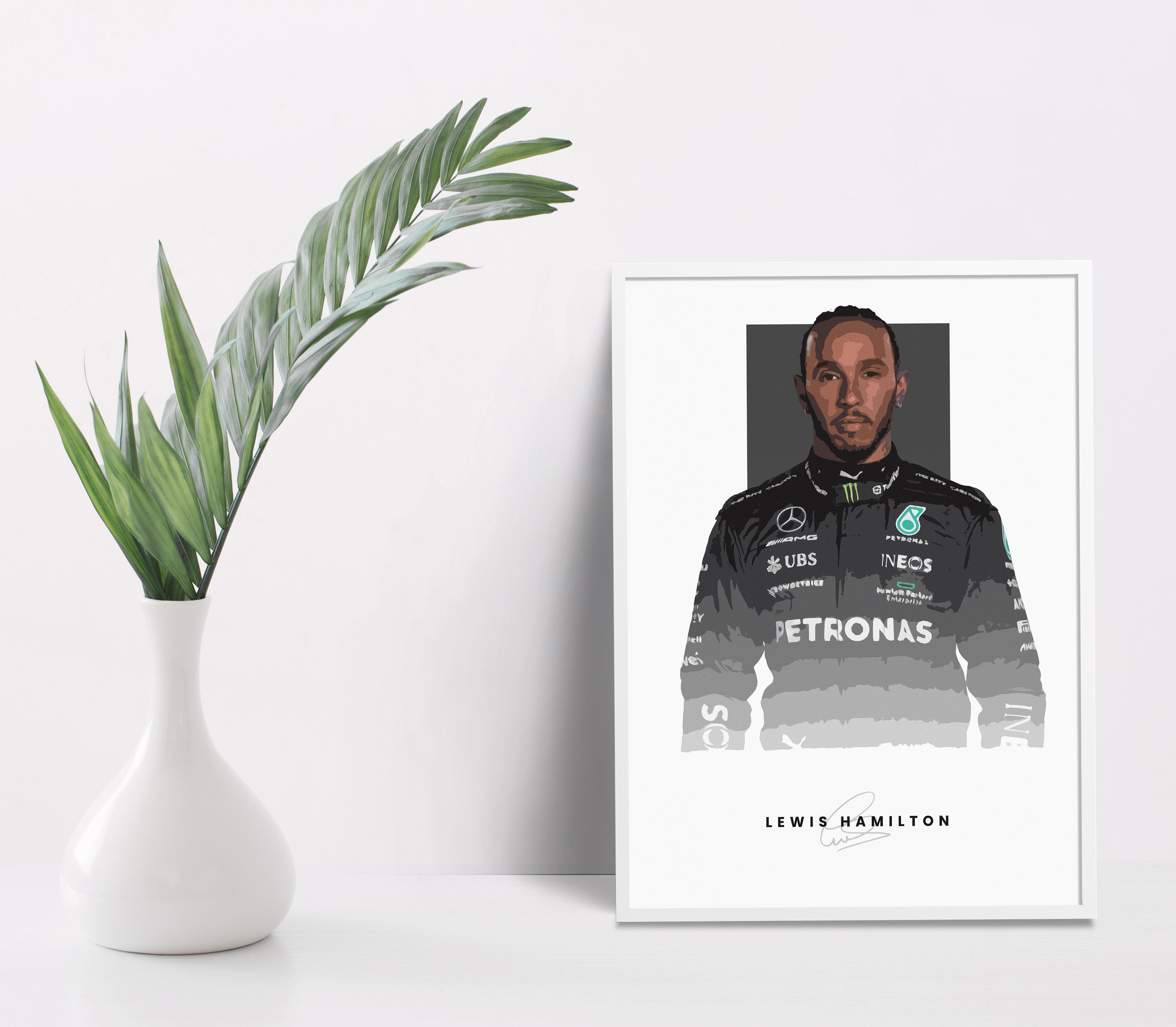 Lewis Hamilton Formula 1 Poster Signature Digital Download - Etsy