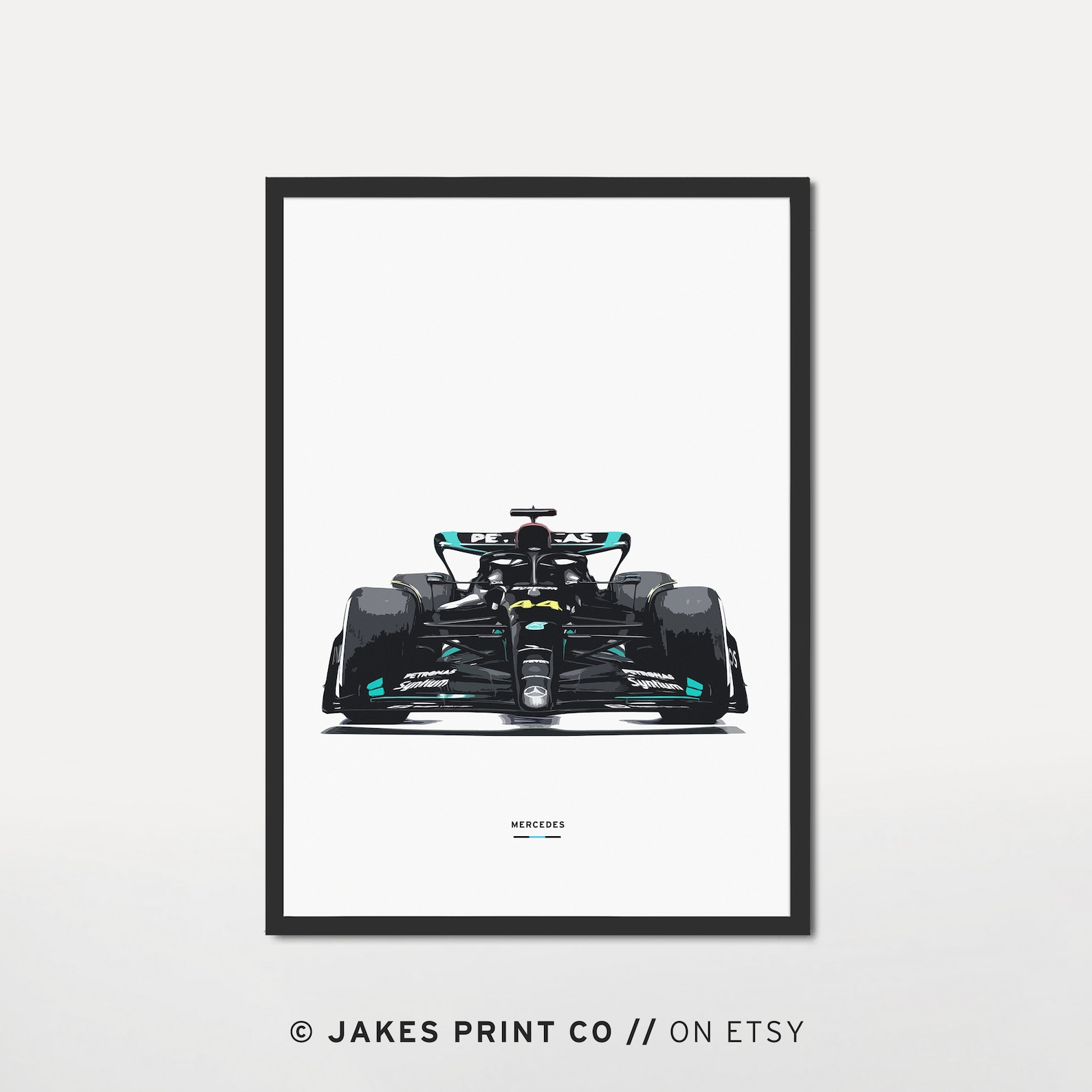 Mercedes Formula 1 Poster Digital Download Lewis Hamilton - Etsy
