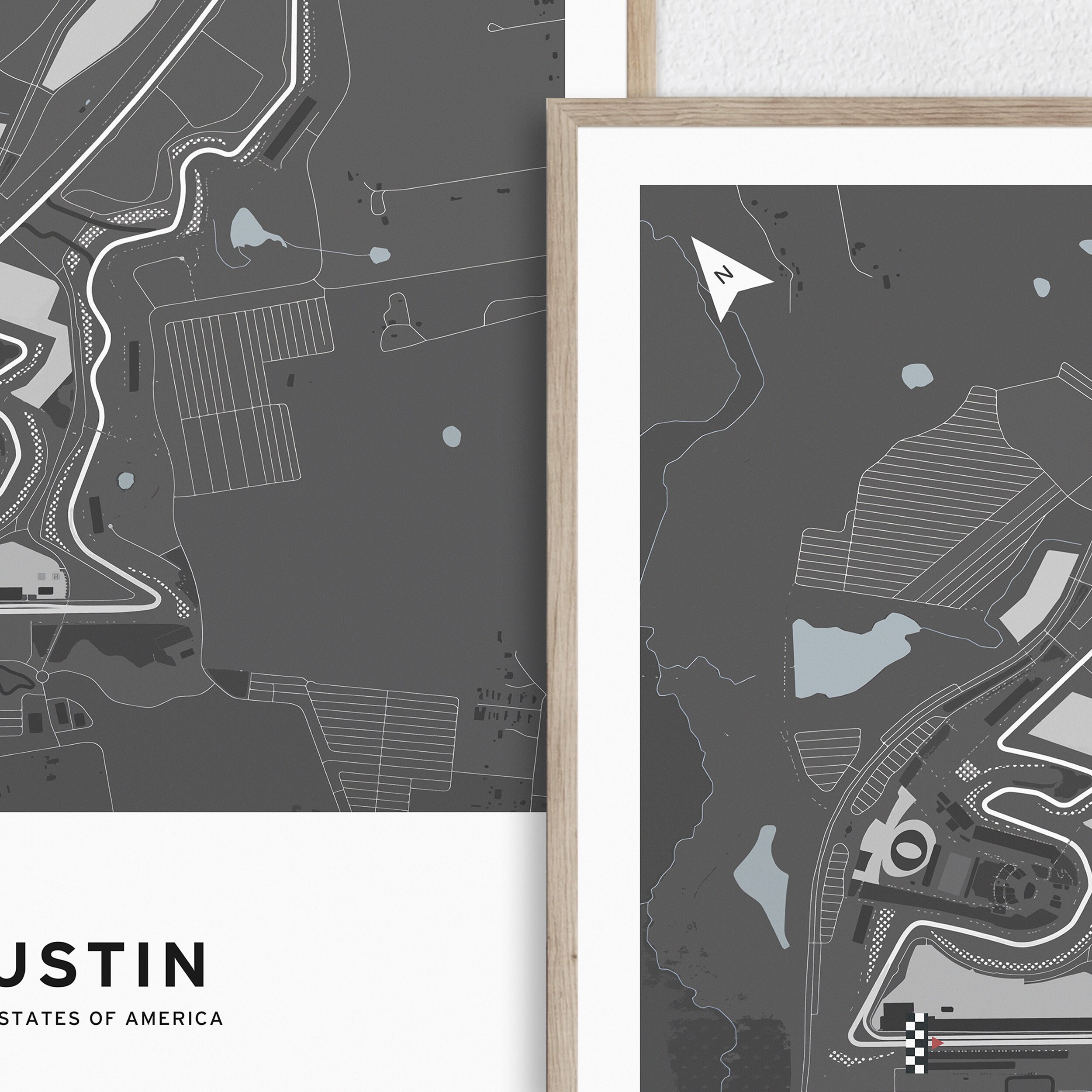 Set of 3 USA Formula 1 Track Poster Digital Download Print F1 - Etsy