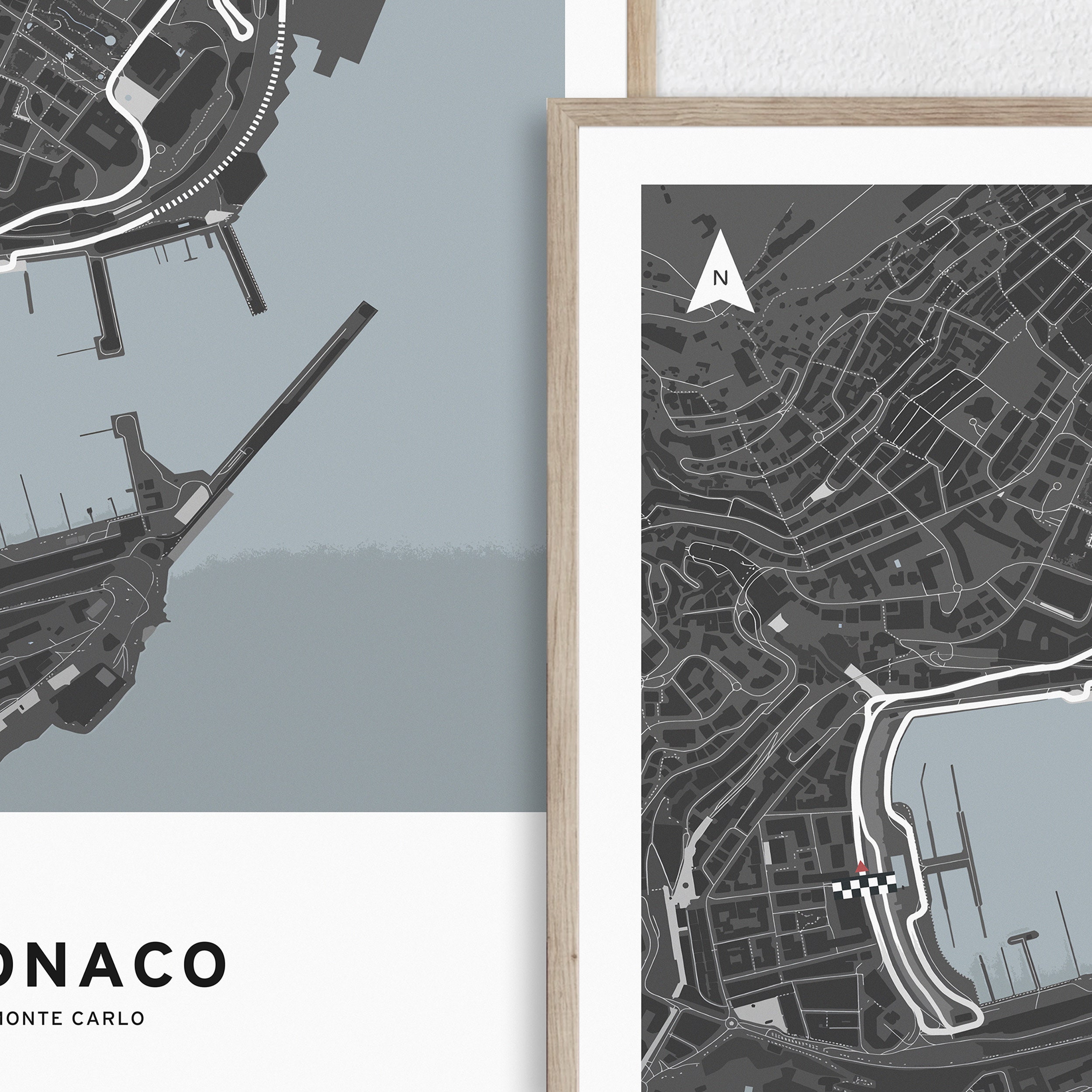Monaco Formula 1 Track Poster Digital Download Print F1 Wall Art Gift ...