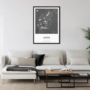 Austin Formula 1 Track Poster Digital Download Print F1 Wall Art Gift ...