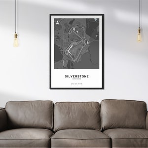 Silverstone Formula 1 Track Poster Digital Download Print F1 Wall Art ...
