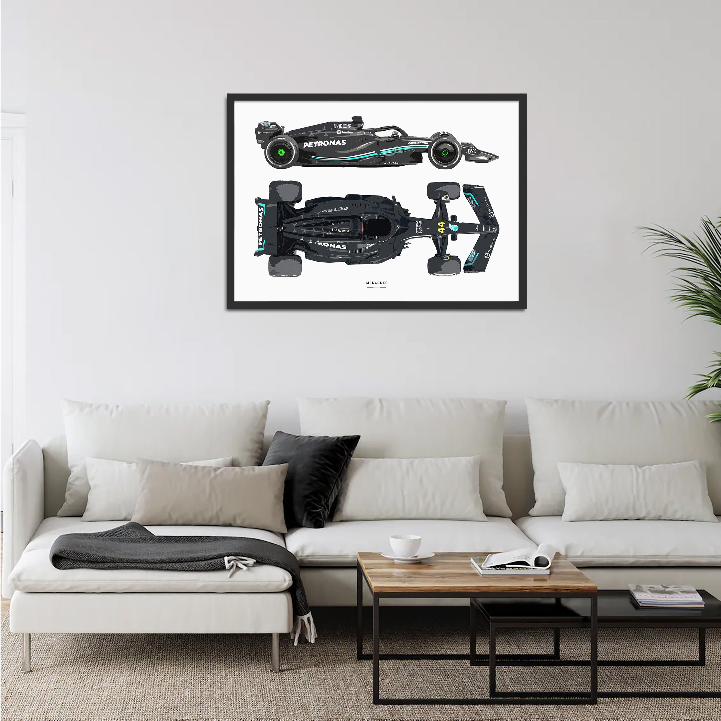 Mercedes Formula 1 Poster Digital Download Lewis Hamilton - Etsy