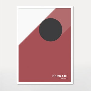 Set of 6 Minimalist Formula 1 Poster Charles Leclerc F1 Digital ...