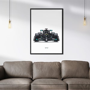 Mercedes Formula 1 Poster Digital Download Lewis Hamilton Print F1 Wall ...