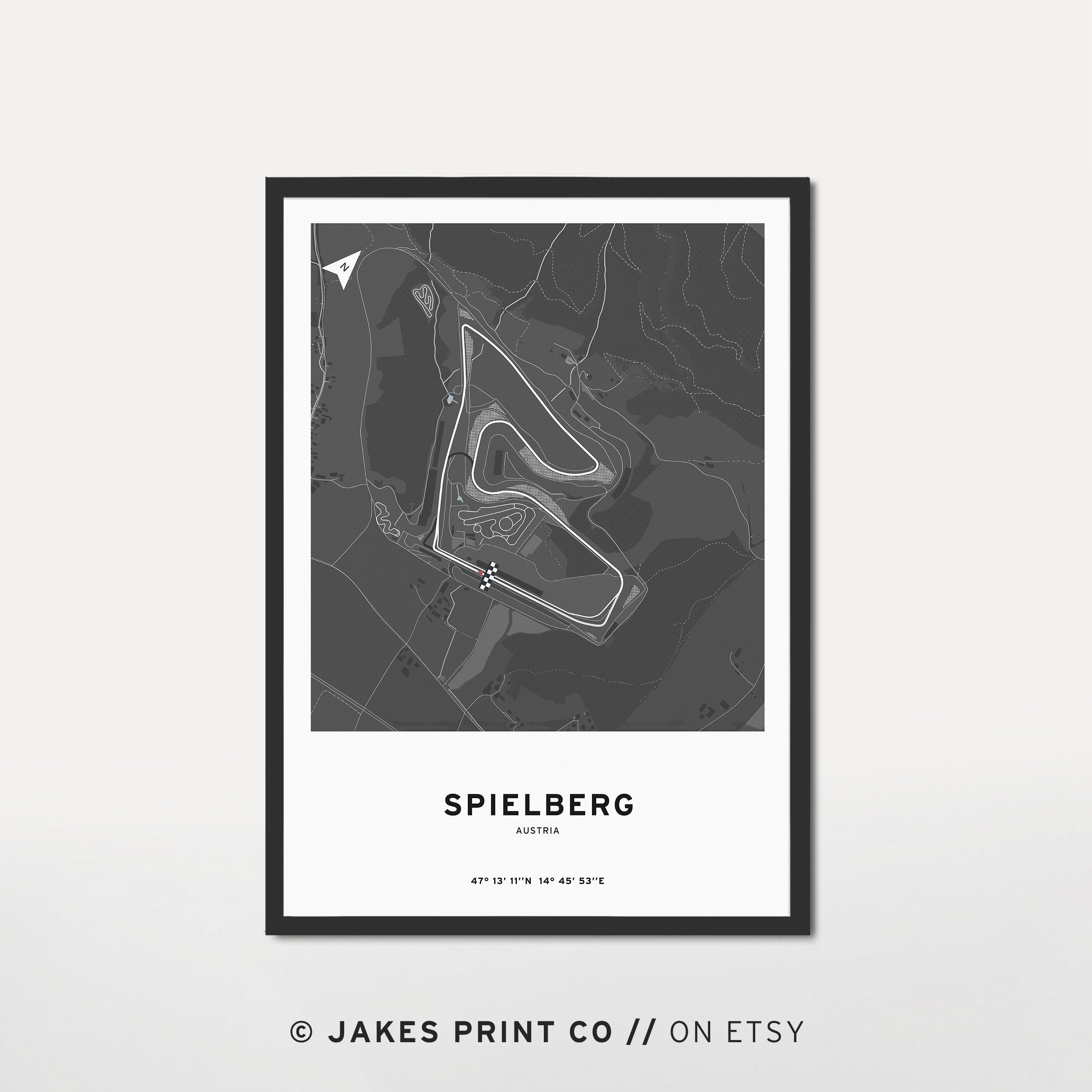 Spielberg Red Bull Ring Formula 1 Track Poster Digital - Etsy