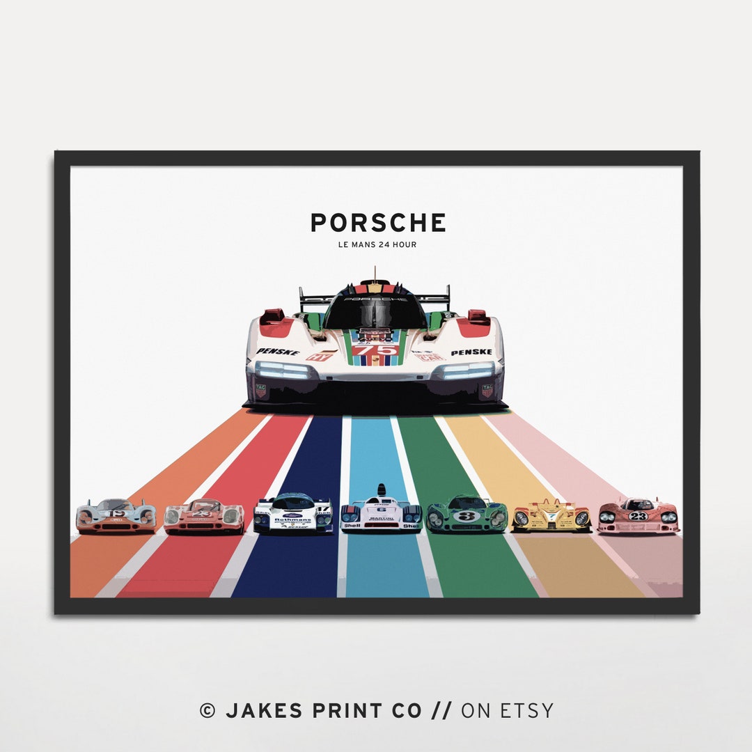 History Porsche 963 Le Mans Poster 24 Hours Digital Download Print 2023 ...