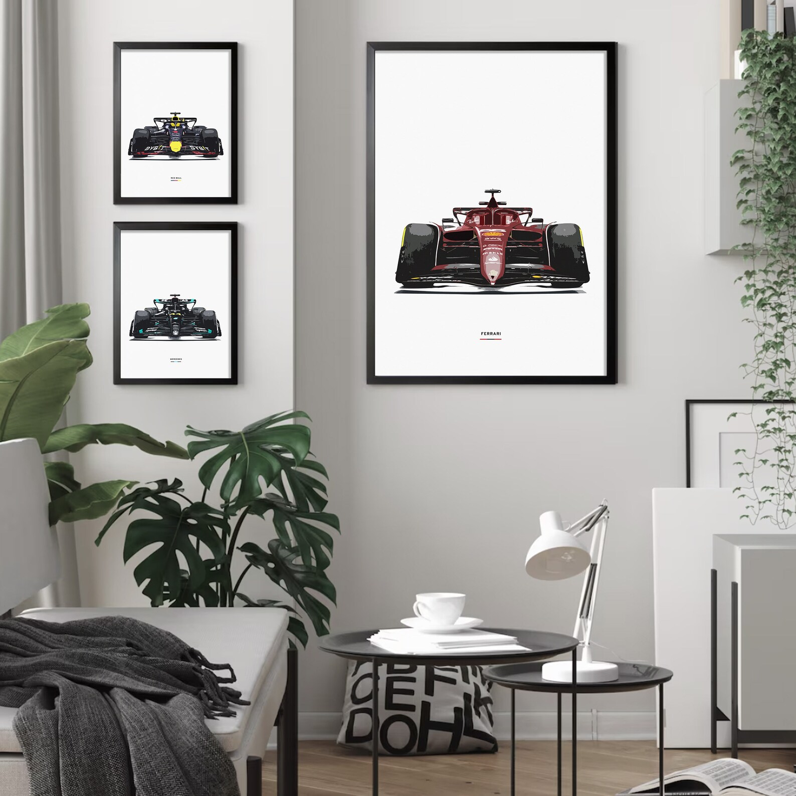 Set of 3 Formula 1 Poster Digital Download Print F1 Wall Art Gift for ...
