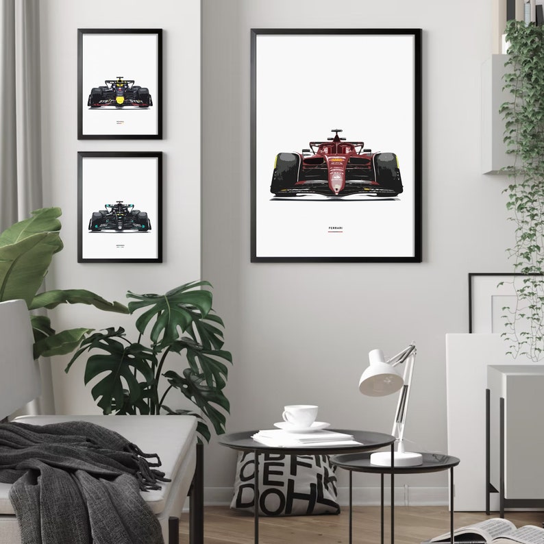 Set of 3 Formula 1 Poster Digital Download Print F1 Wall Art - Etsy