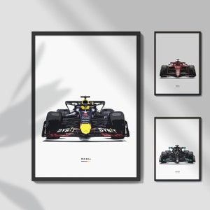 Set of 6 Formula 1 Poster Digital Download Print F1 Wall Art Gift for ...