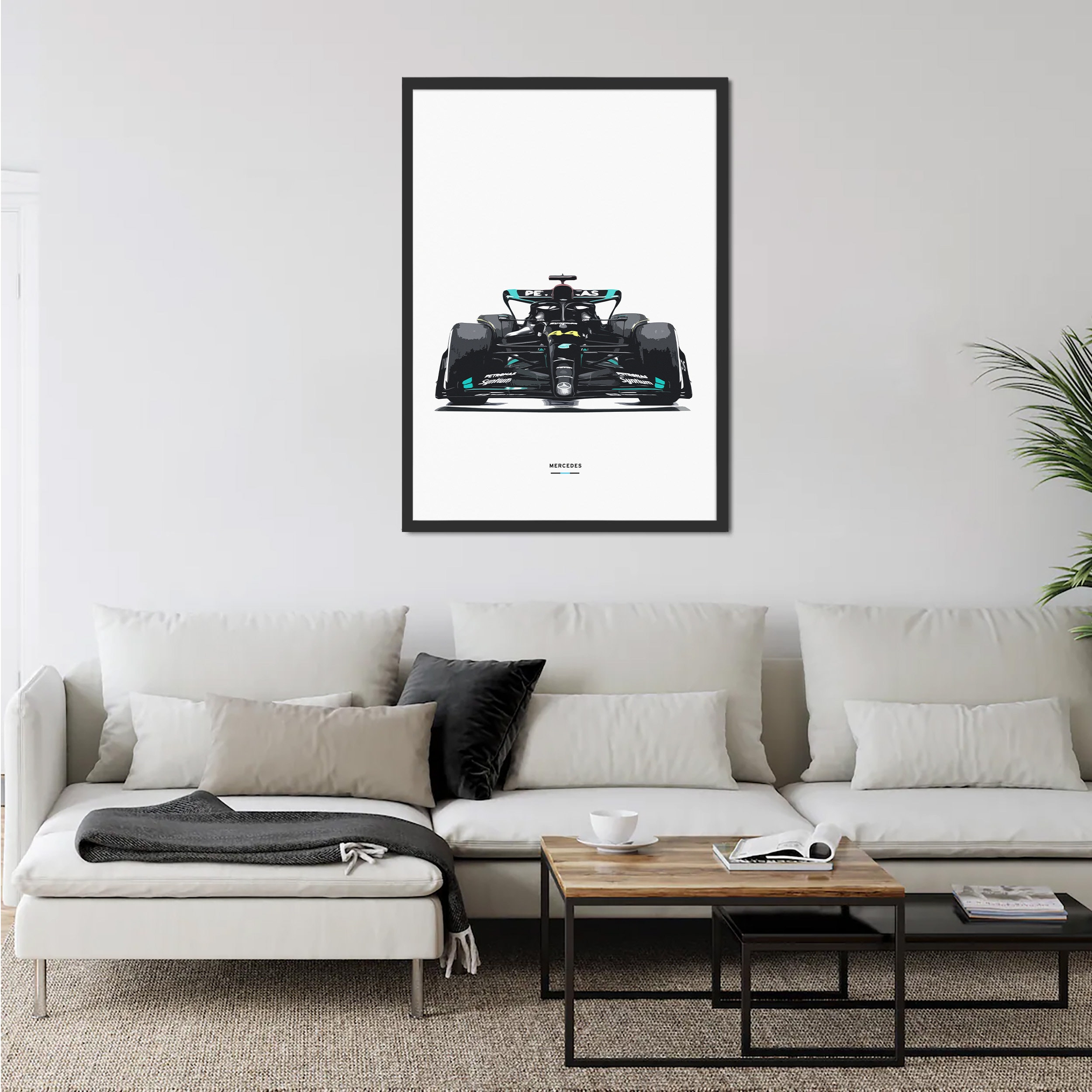 Mercedes Formula 1 Poster Digital Download Lewis Hamilton - Etsy